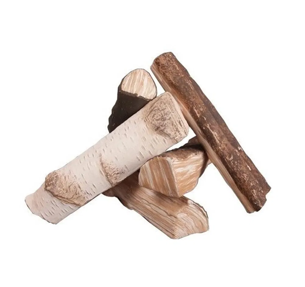 Keramická polena, doplňek do bio krbu 4ks | Dobrésny.cz