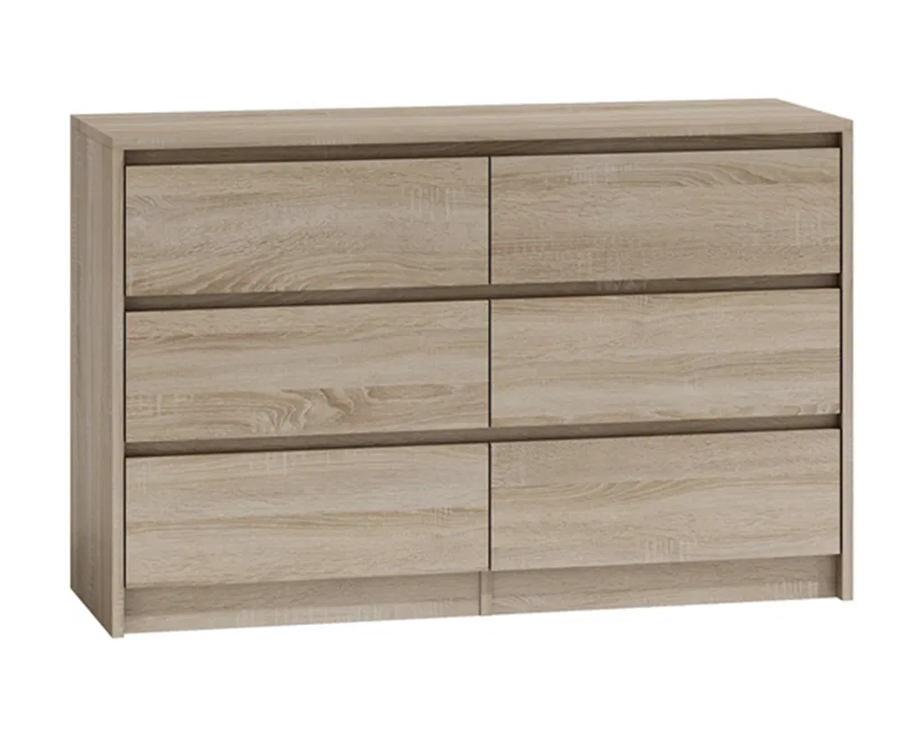 Komoda ATHENA 6 DUB SONOMA matná | Dobrésny.cz